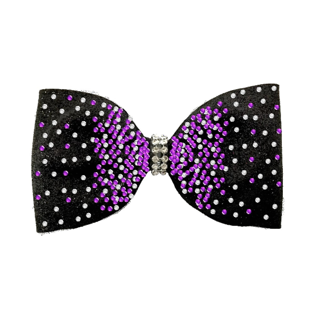 3" Rhinestone Dense Center Tailless Cheer Bow Strip – Cheer Bow Supply
