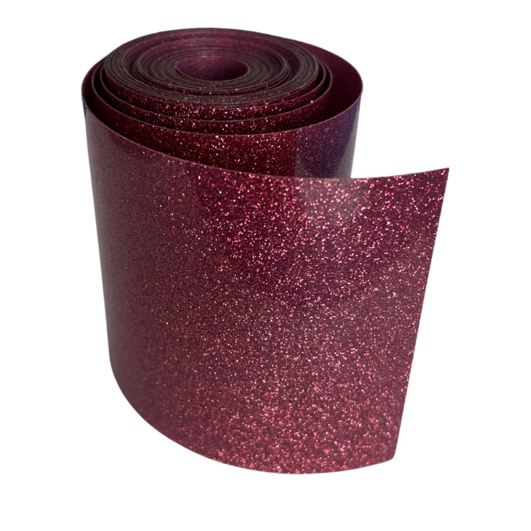 Maroon Glitter Vinyl For Cheer Bows – Cheer Bow Supply