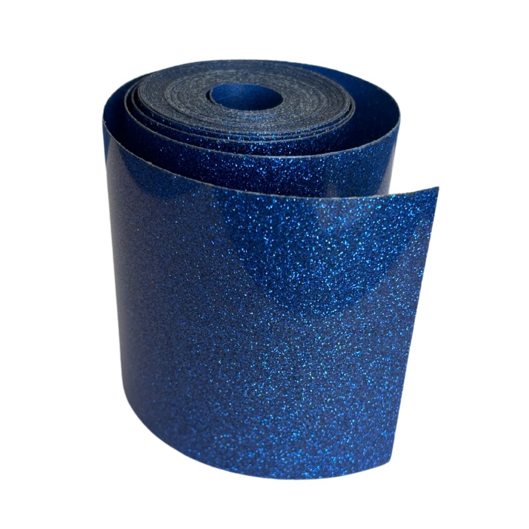 Electric Blue Glitter Vinyl For Cheer Bows – Cheer Bow Supply