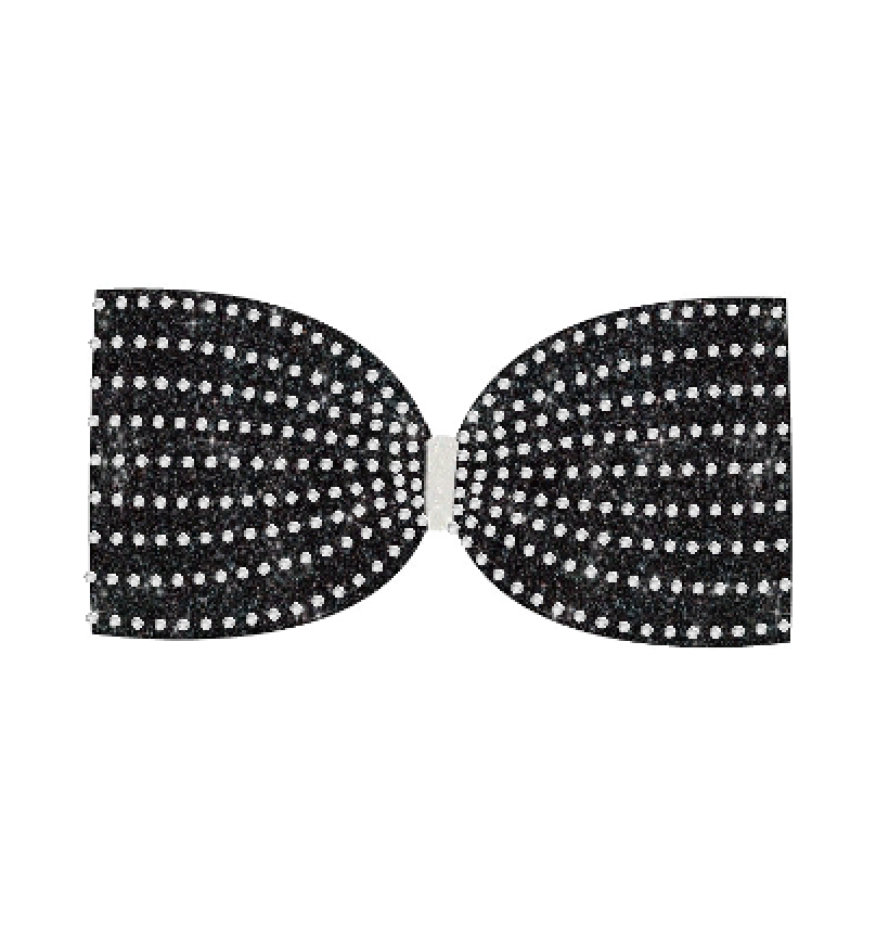 3" Rhinestone Straight Lines Tailless Cheer Bow Set (2 Strips) – Cheer ...