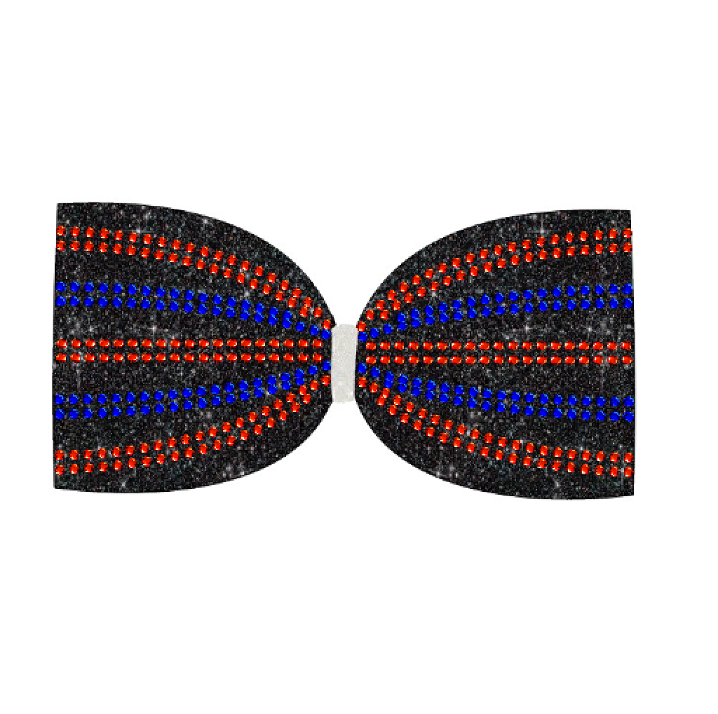 Cheer Bow Rhinestone Two Color Double Line Strip – Cheer Bow Supply