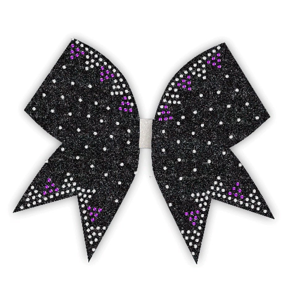 3" Rhinestone Cheer Bow Triangle Loops Set – Cheer Bow Supply
