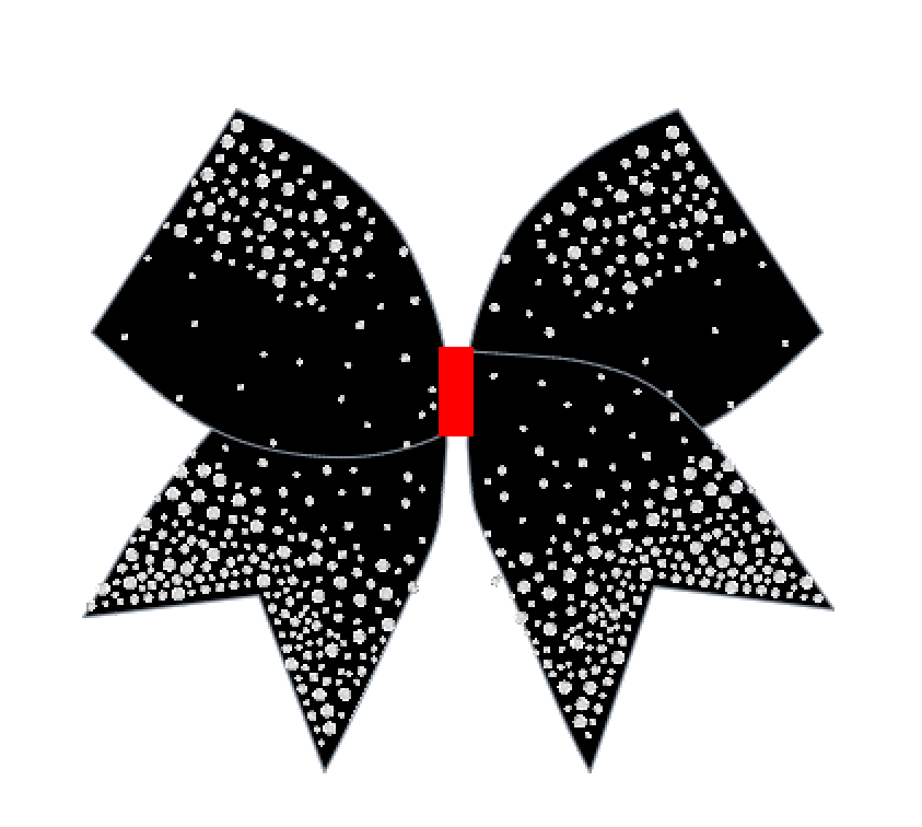 Strip of Burst Design In Center and Tails - 11 x 3 - ss6, ss10 and ss1 ...