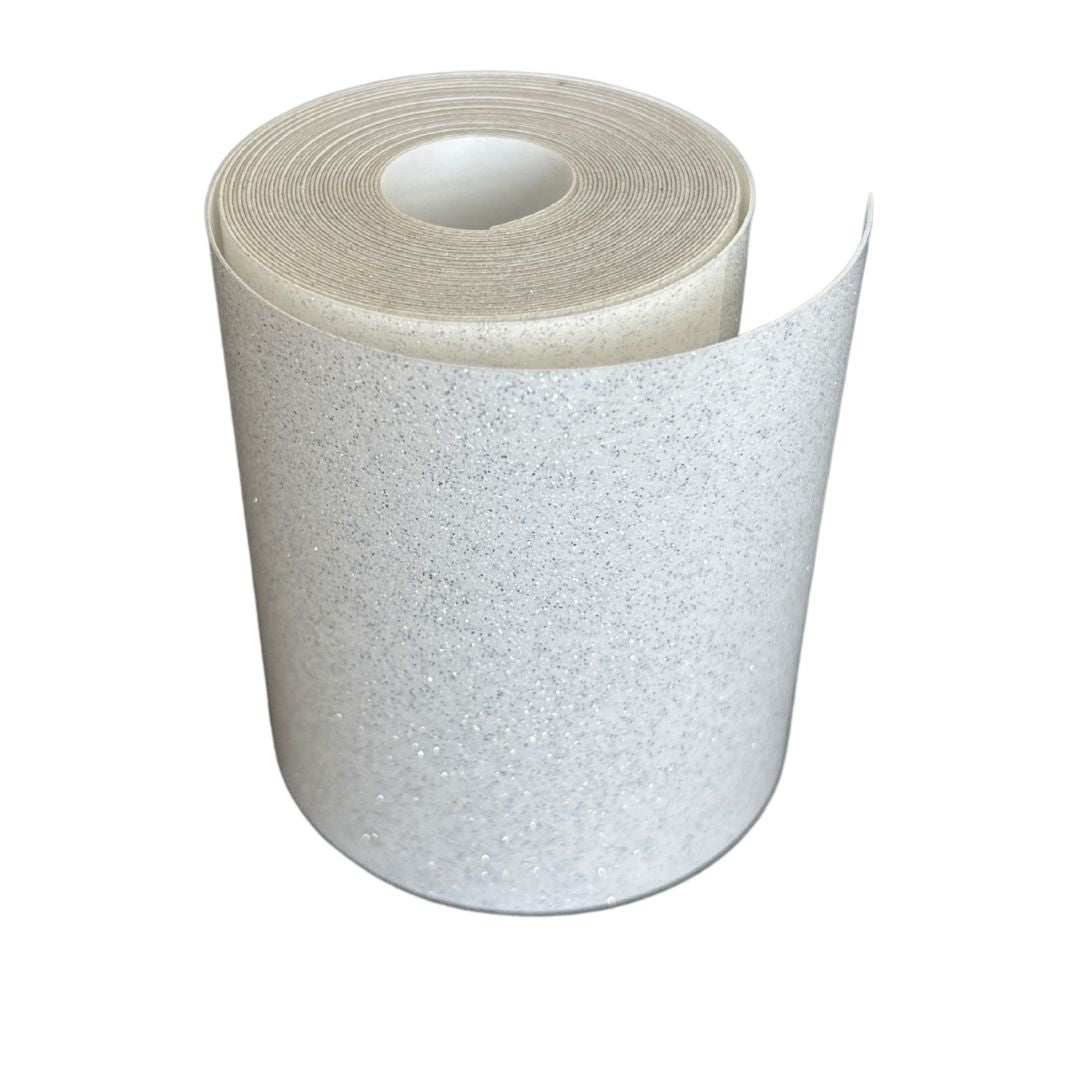 White Glitter Vinyl For Cheer Bows – Cheer Bow Supply