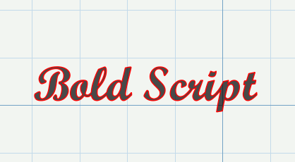 Bold Script Custom Text Vinyl Font - Set of 10 – Cheer Bow Supply